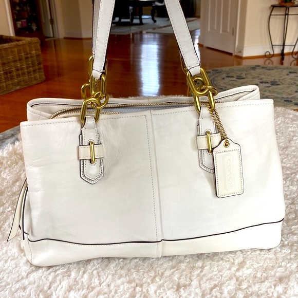 Coach | Bags | Coach Carryall Chelsea 7811 Jayden Purse Bonewhite ...